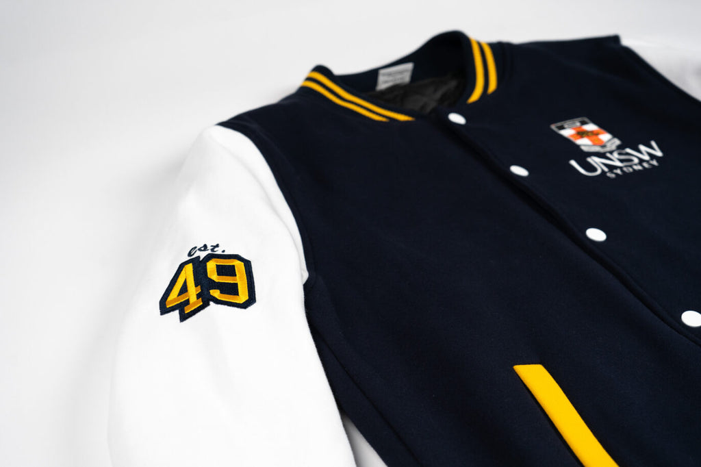 UNSW Black Original Varsity Jacket | Official UNSW Clothing – Shop ...
